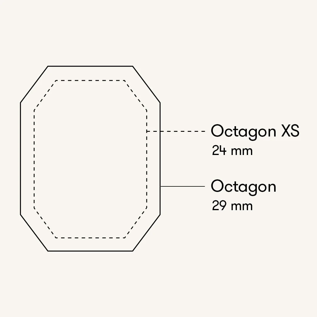 Octagon XS Duotone Rosegold - Jewellery and Watches
